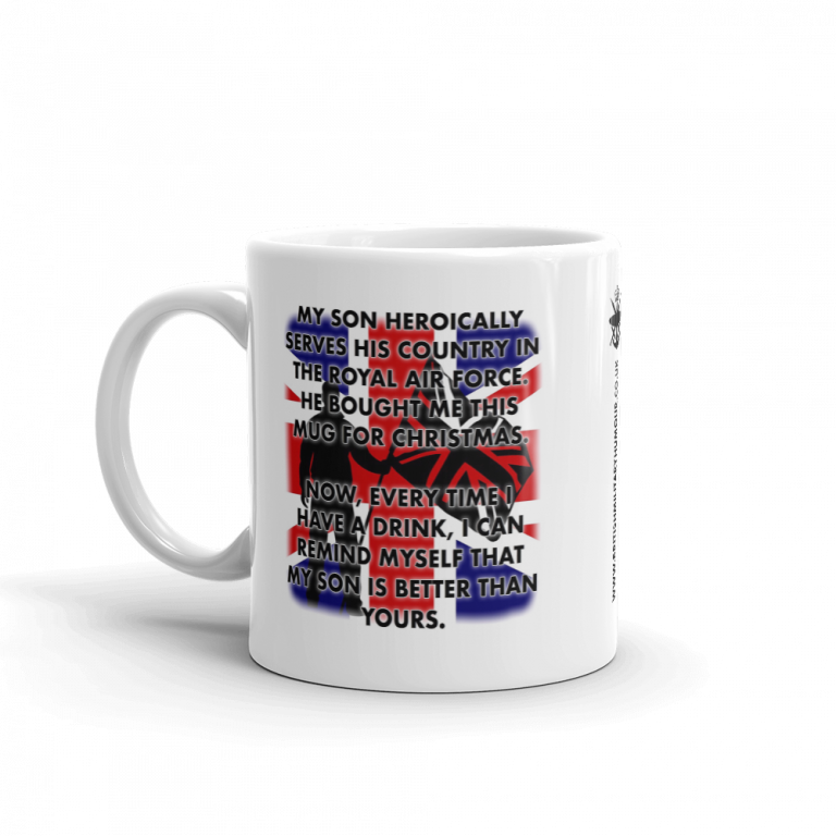 XMAS MUG RAF SON Mug – British Military Humour
